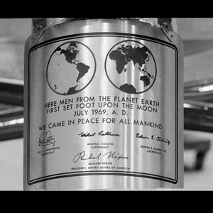 5x7 Apollo 11 Moon Plaque PHOTO, Moon LANDING MISSION Lunar Module ...