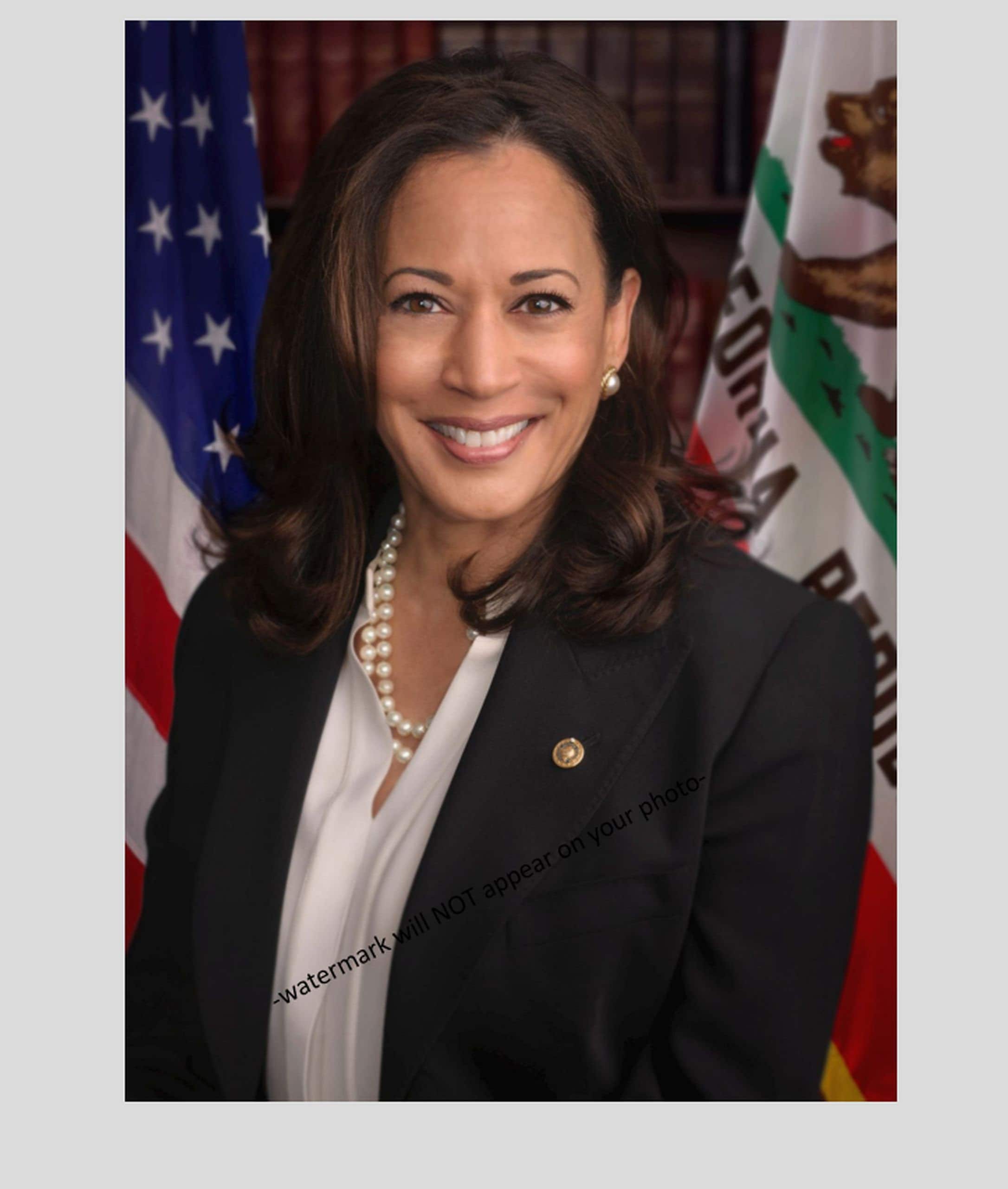 5x7 Kamala Harris PHOTO Portrait Vice President Candidate 5x7 Senator ...