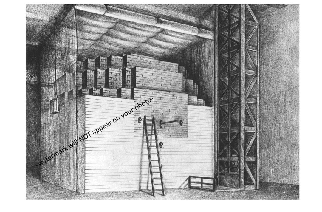 8x10 First Ever Nuclear Reactor PHOTO Chicago Pile 1 1942 Atomic Bomb ...