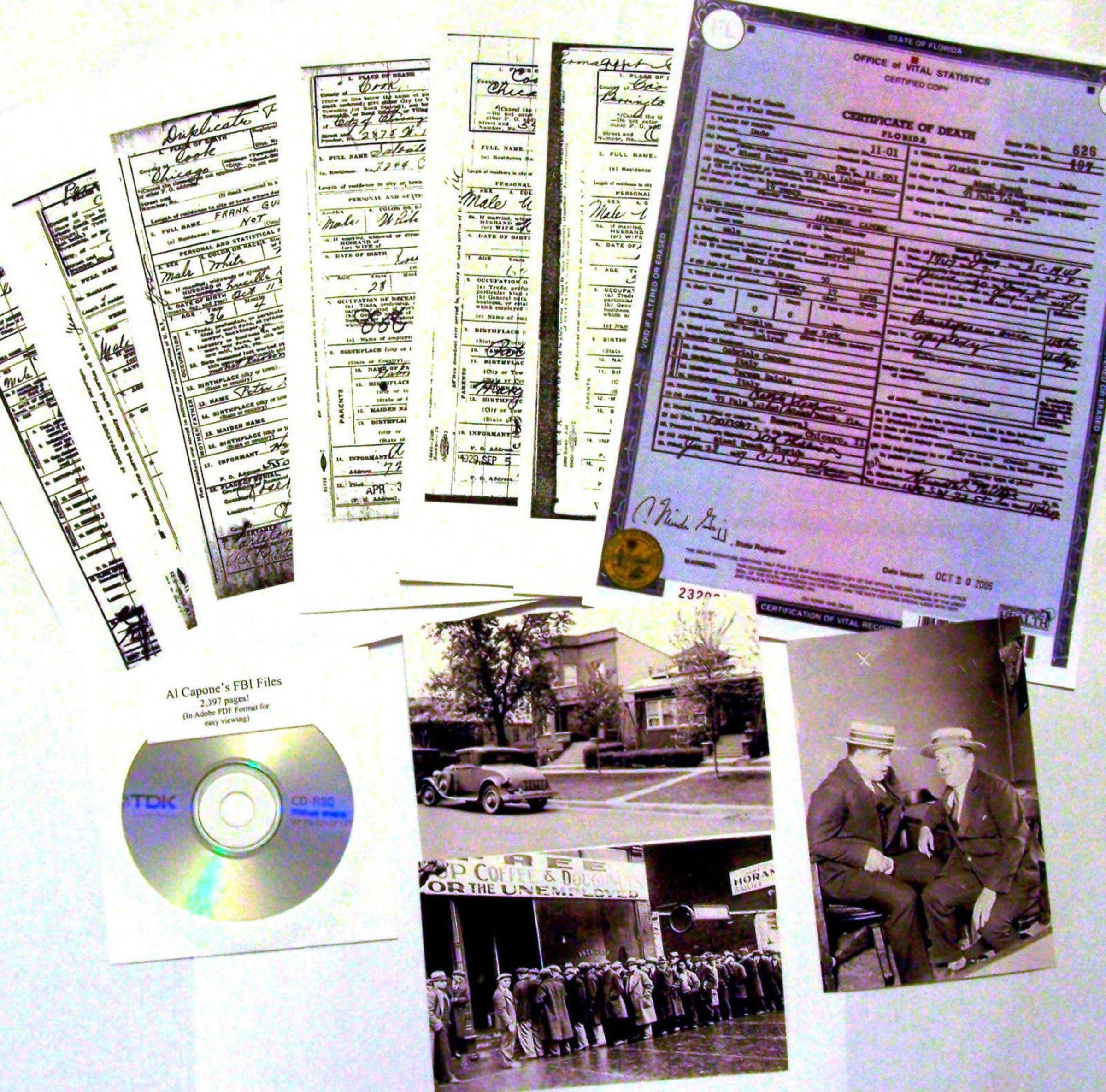 Al Capone Death Mask