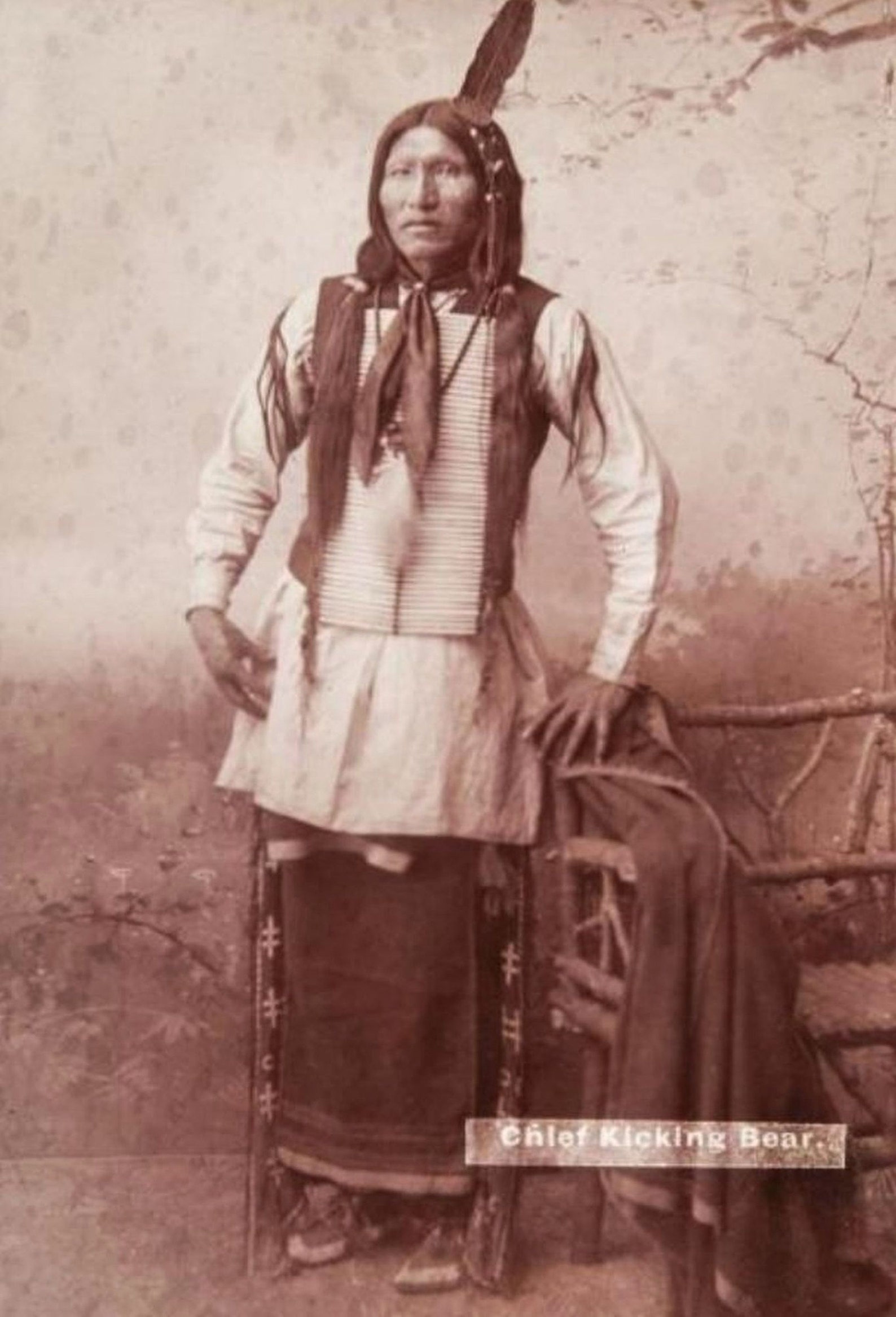 4x6 Chief Kicking Bear PHOTO Custer Last Stand Battle of | Etsy