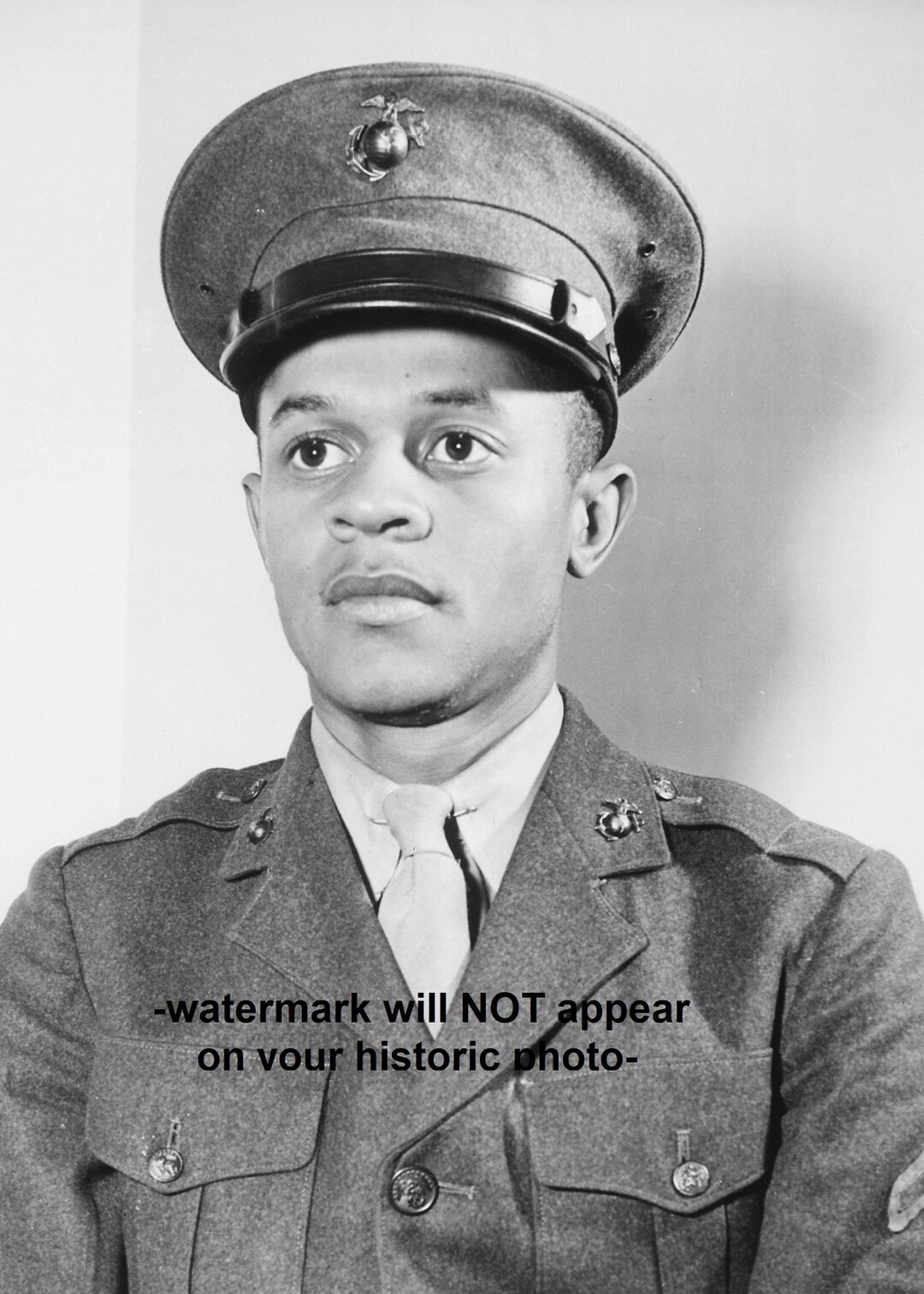5x7 First Black US Marine PHOTO USMC African American Civil Rights ...
