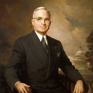 5x7 Harry Truman Official Portrait PHOTO United States President 1945 ...
