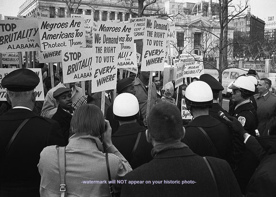 Civil Rights March Signs