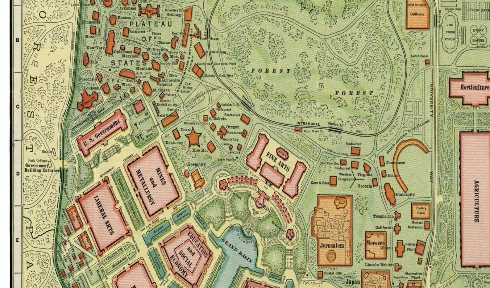 16x20 1904 St Louis Worlds Fair MAP PHOTO POSTER Louisiana - Etsy