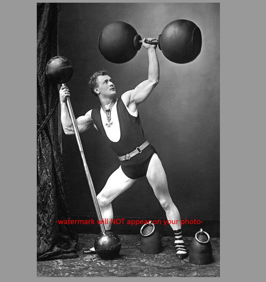 4x6 Circus Strong Man PHOTO Sexy Circus Freak Sideshow Strongman ...