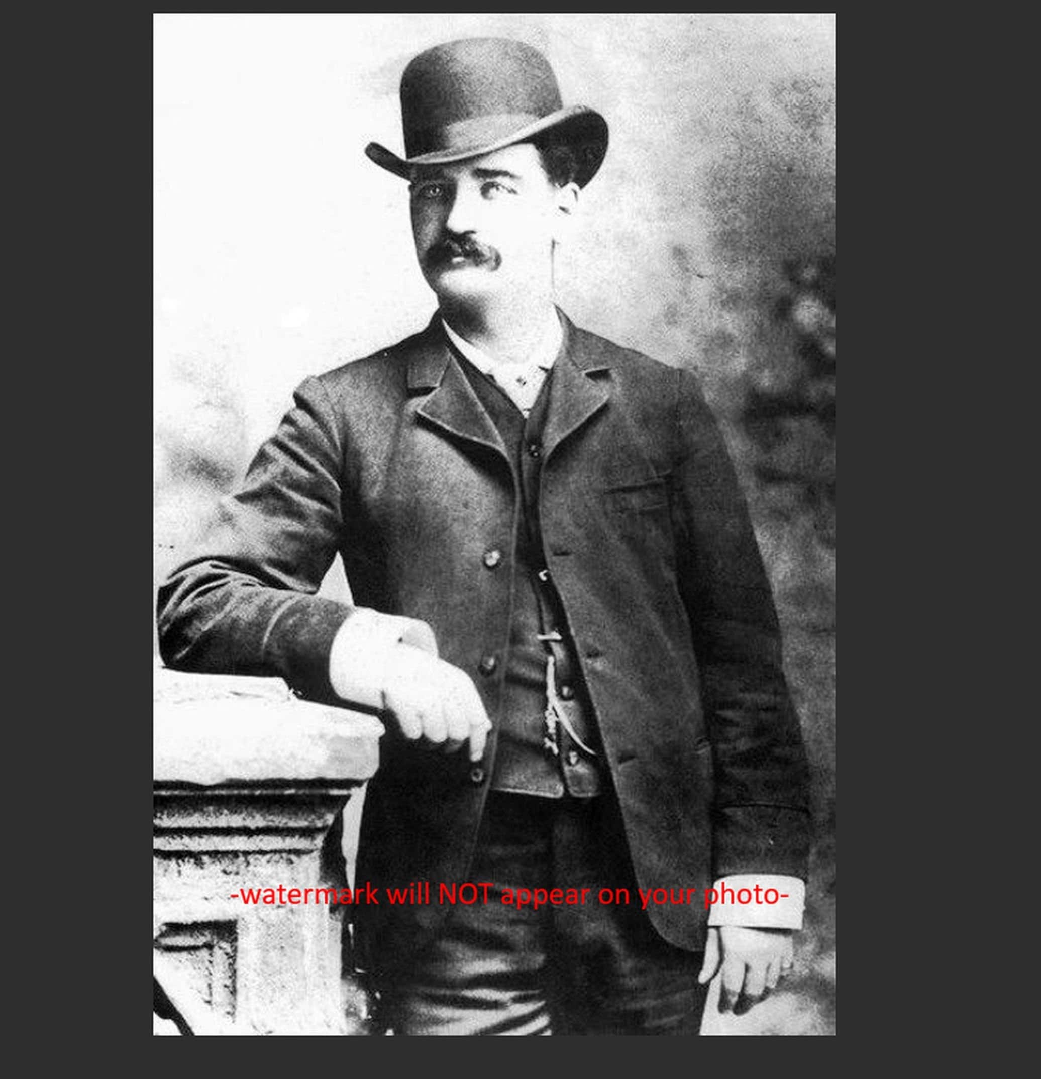 4x6 1879 Bat Masterson PHOTO Wild West US Marshal Sheriff Gunfighter ...