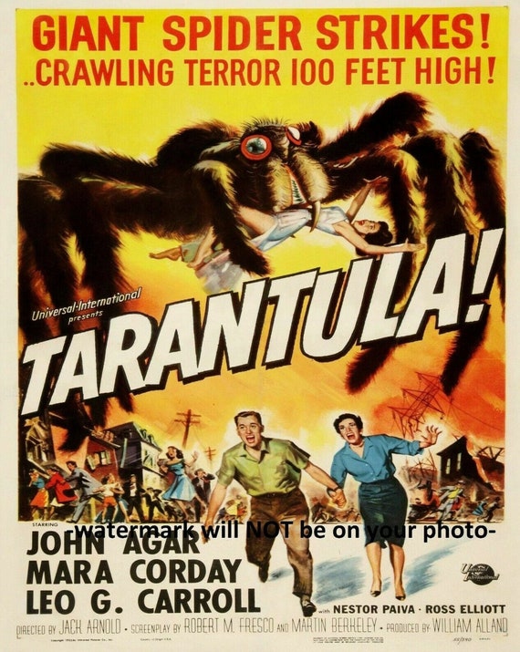 8x10 Tarantula Movie PHOTO Movie Poster Classic Scary Creepy | Etsy