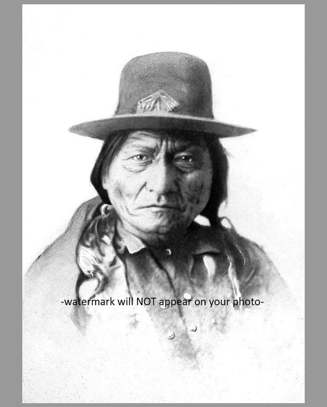 5x7 1883 Chief Sitting Bull PHOTO Portrait Lakota Indian, Battle of ...