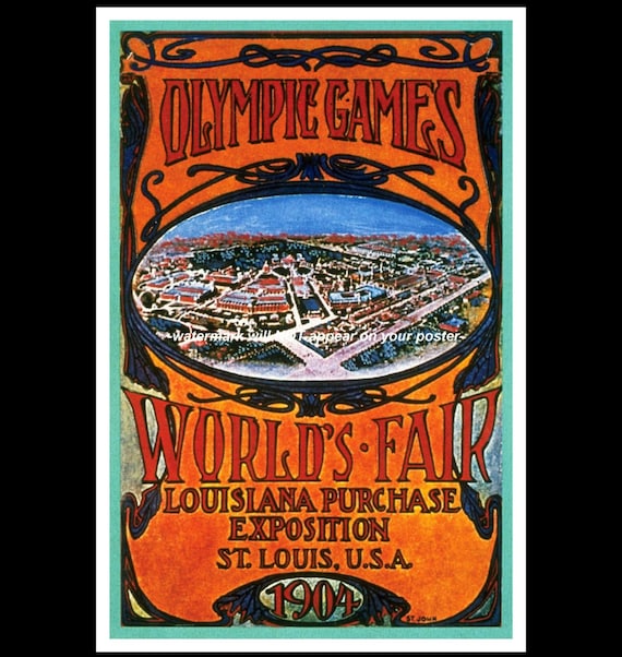 8x12 1904 Worlds Fair St Louis PHOTO POSTER Olympic Games 1904 - Etsy