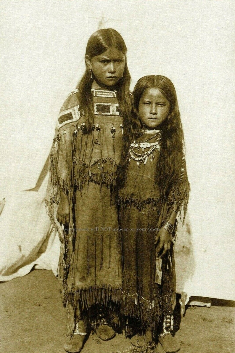 4x6 Comanche Chief Quanah Parker Daughters PHOTO Native - Etsy