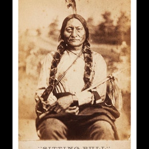 11x17 Chief Sitting Bull PHOTO Poster Portrait Lakota Indian, Battle of ...