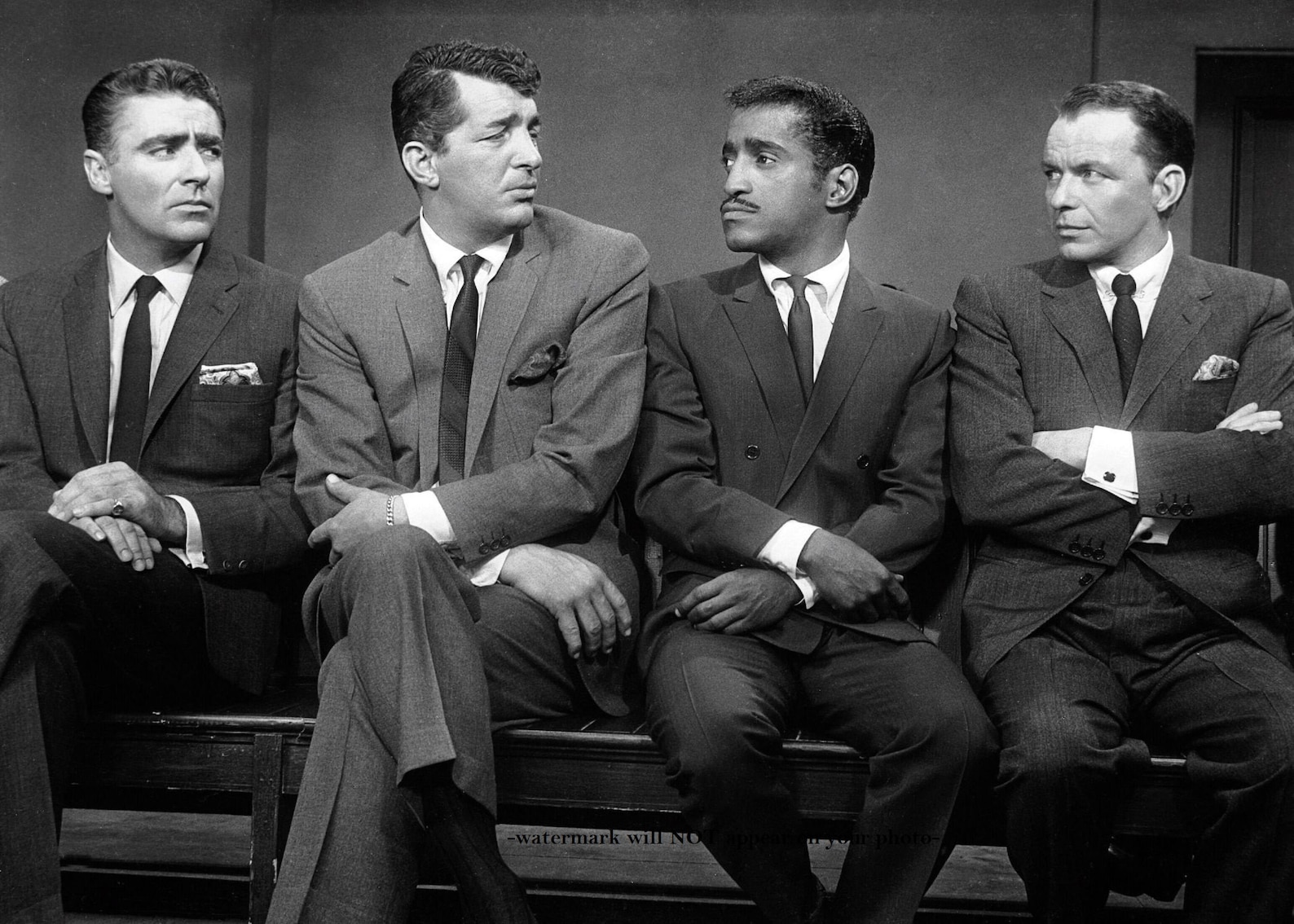 5x7 the Rat Pack PHOTO Frank Sinatra, Dean Martin, Sammy Davis Jr ...