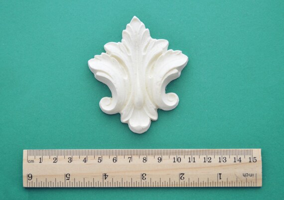 Regency Fleur De Lys Plume Resin Moulding | Etsy