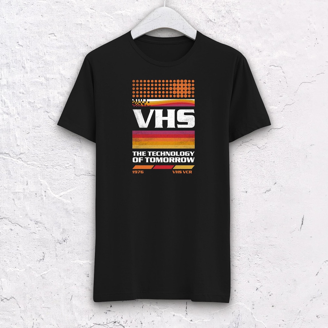 VHS Technology, Vhs Shirt, Retro Shirt, Vintage Shirt, Men's / Unisex ...