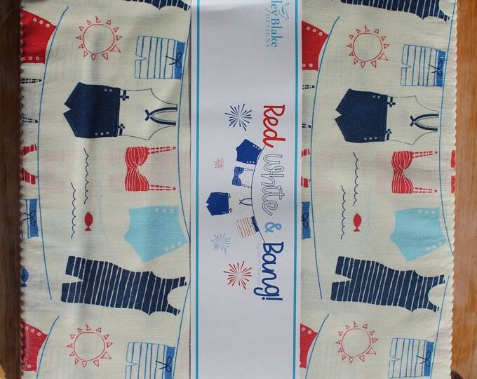 Red White & Bang 10 Inch Stacker, Layer Cake, 42 Pieces, by Riley Blake ...