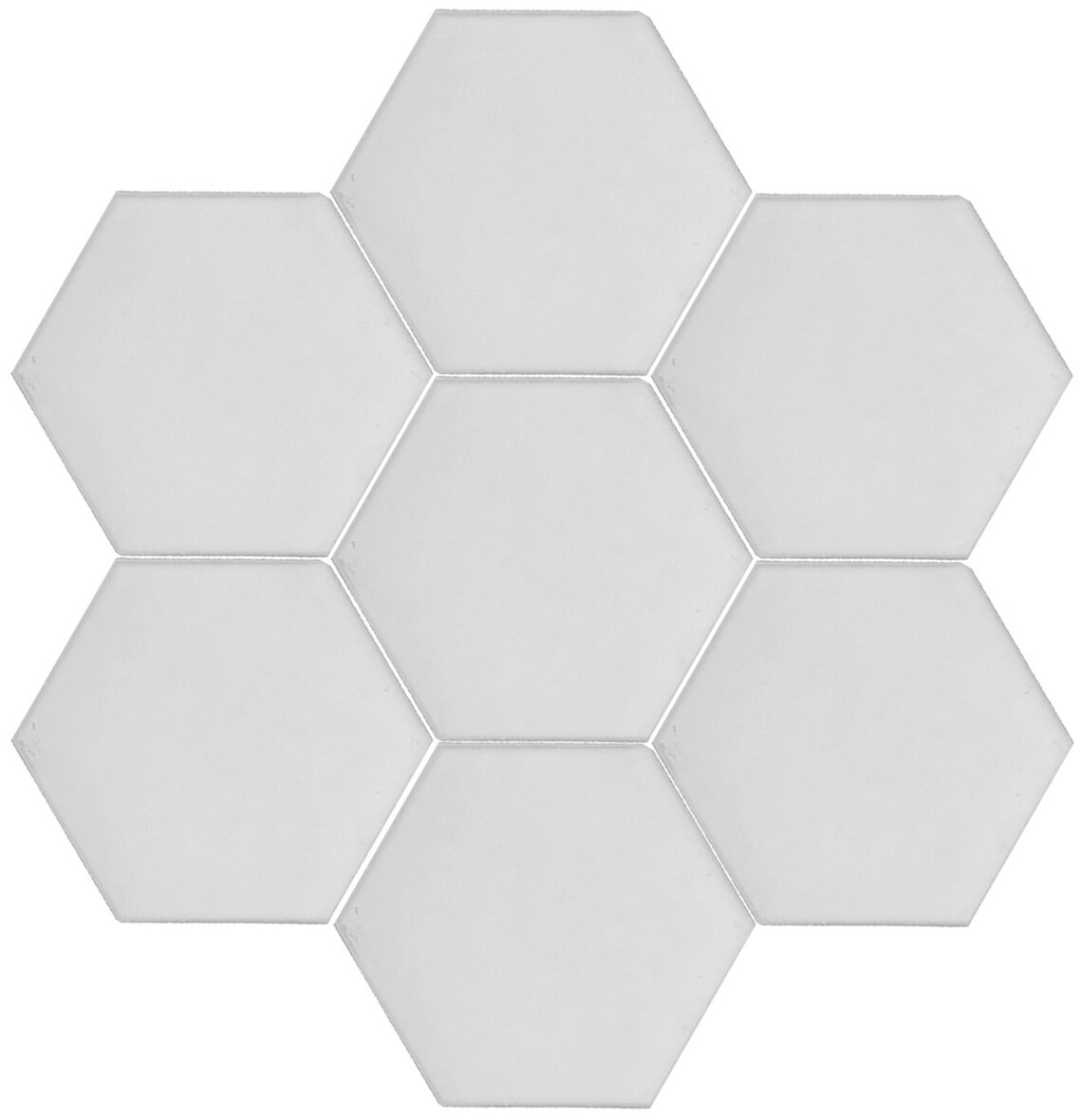 Plain White Hexagonal Pattern Tile Ceramic ,ottoman Seljuk Tiles ...