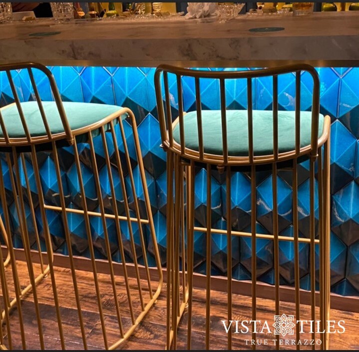 Diamonds Tiles,handmade Tile,natural Clay Tile,blue Ceramic Tile , Wall ...