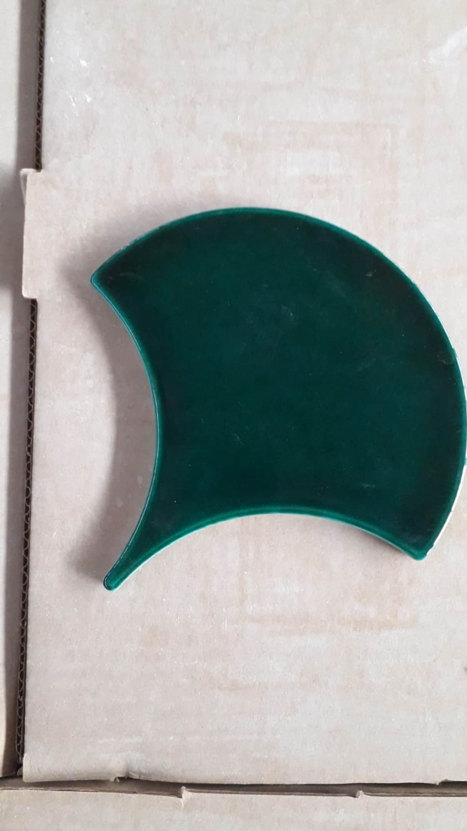 Mosaic Tiles( Sample),handmade Ceramic,green Fish Scale Patterned Tile ...