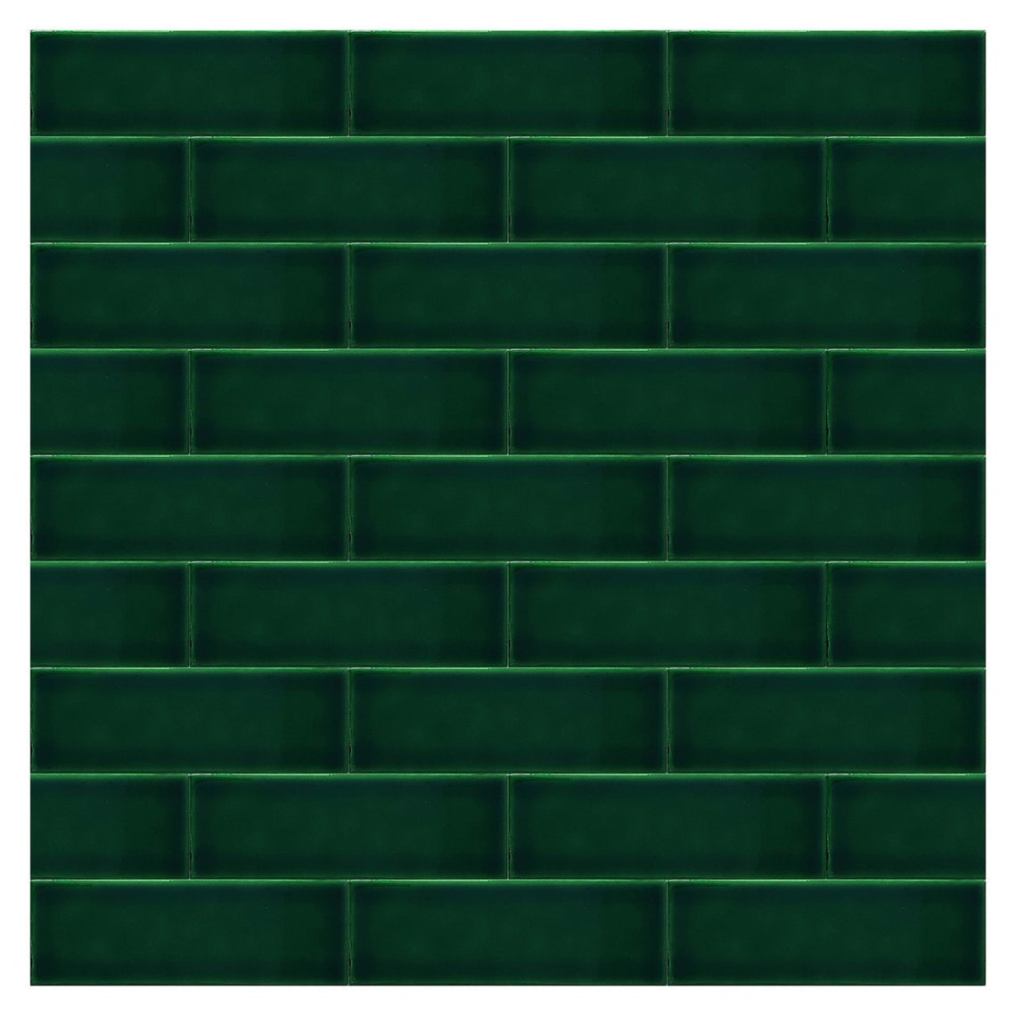 Tile,mosaic Tiles,,handmade Brick,subway Tile,plain Green Patterned ...