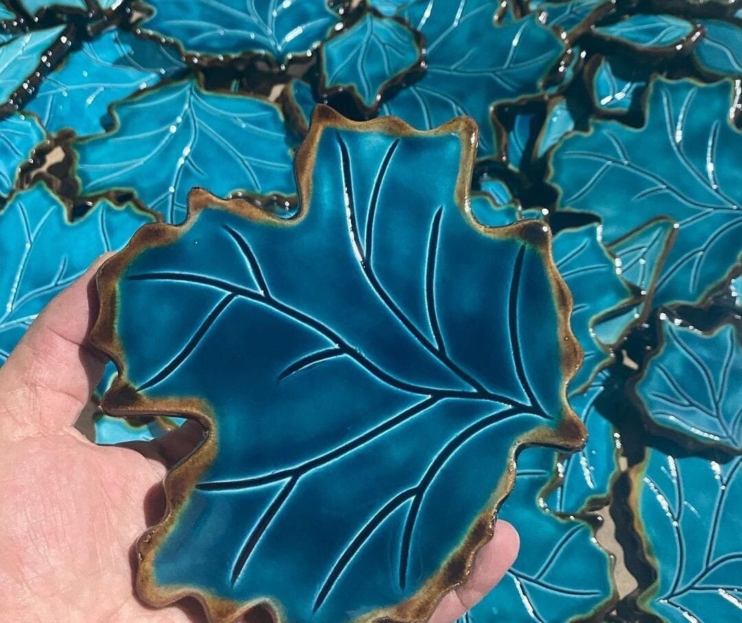 Special Hand Decor Leaf Model, Unique Design Ceramic Leaf Design,wall ...