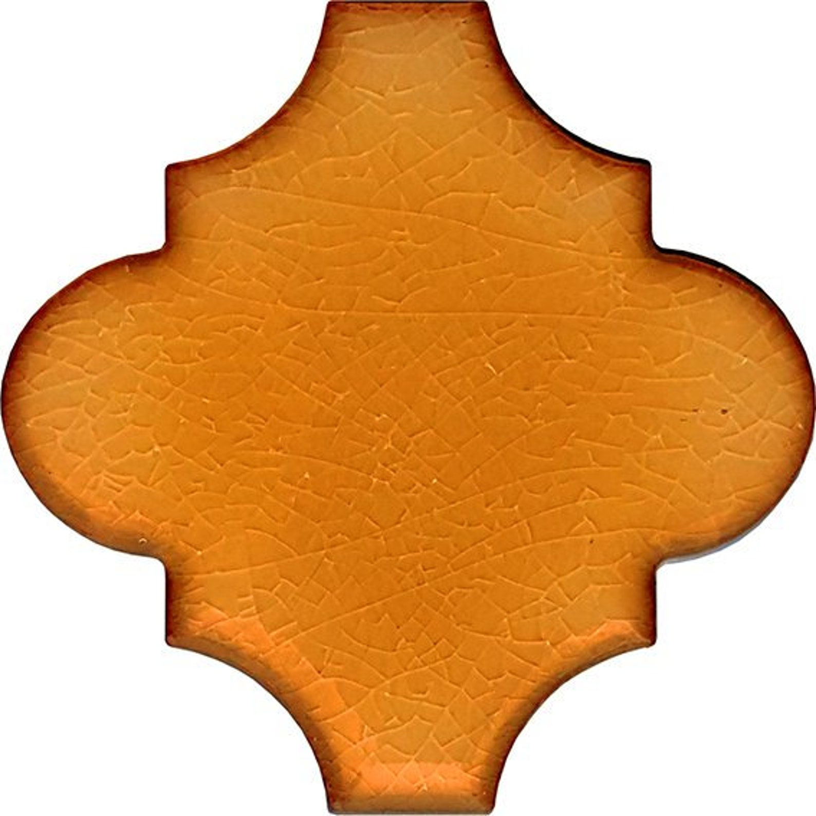 12×12 Ottoman Flat Arabesque Caramel Tile Tile Ceramic, 1 Sqm2 (10 Sqf ...