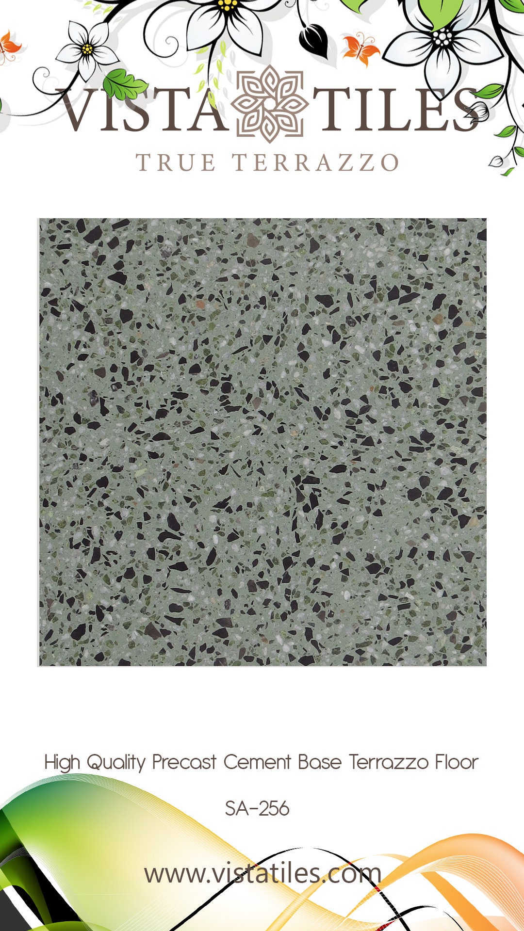 Terrazzo Tiles / High Quality PRECAST Cement Base Terrazzo Floor for ...