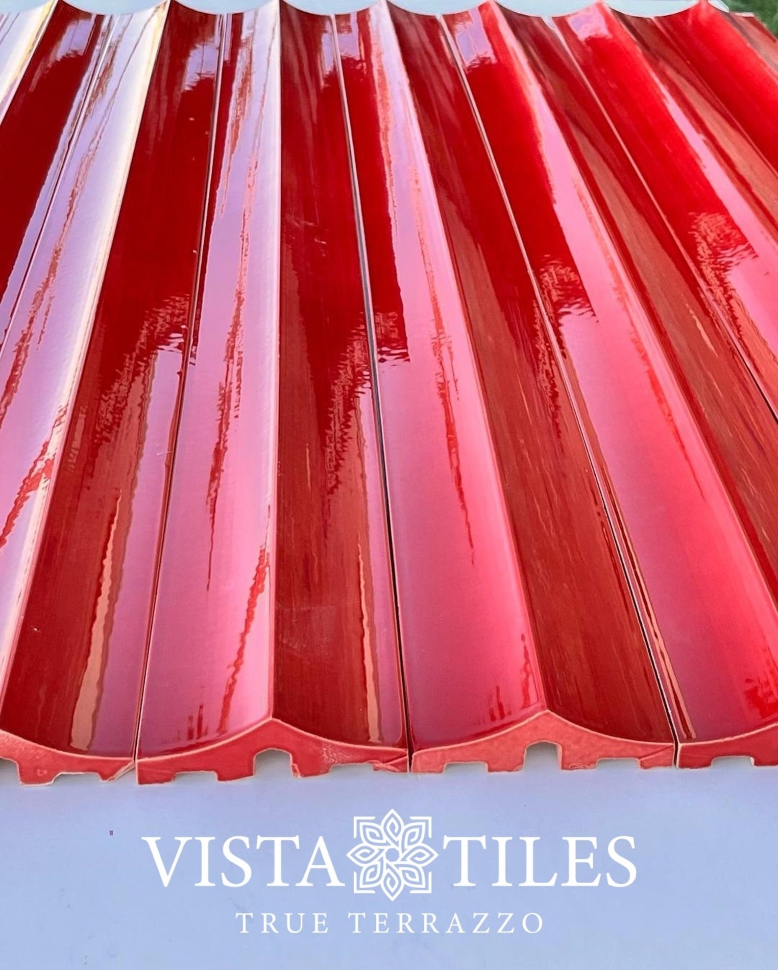 Red Wow Tile,customizable Red Tiles,trendy Red Floor Tiles Unique Red ...