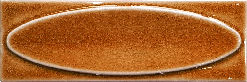 Tile,mosaic Tiles,,handmade Brick,subway Tile,ellipse Caramel Patterned ...