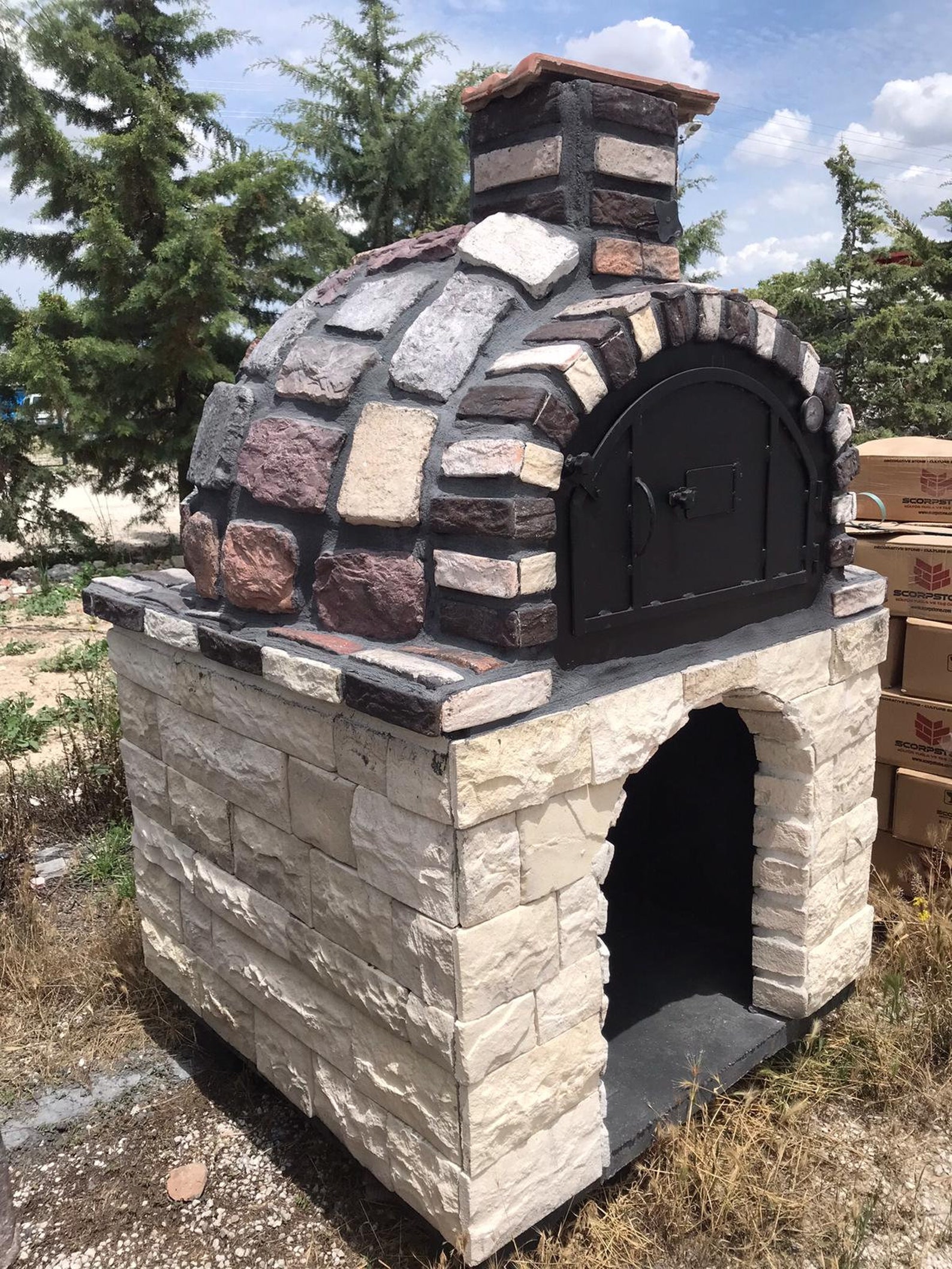 Brick Oven Wood-fired Oven Handcrafted Oven Artisanal Oven Outdoor ...