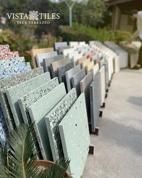 Terrazzo Tile for Indoor and Outdoor / High Quality Precast Cement Base ...