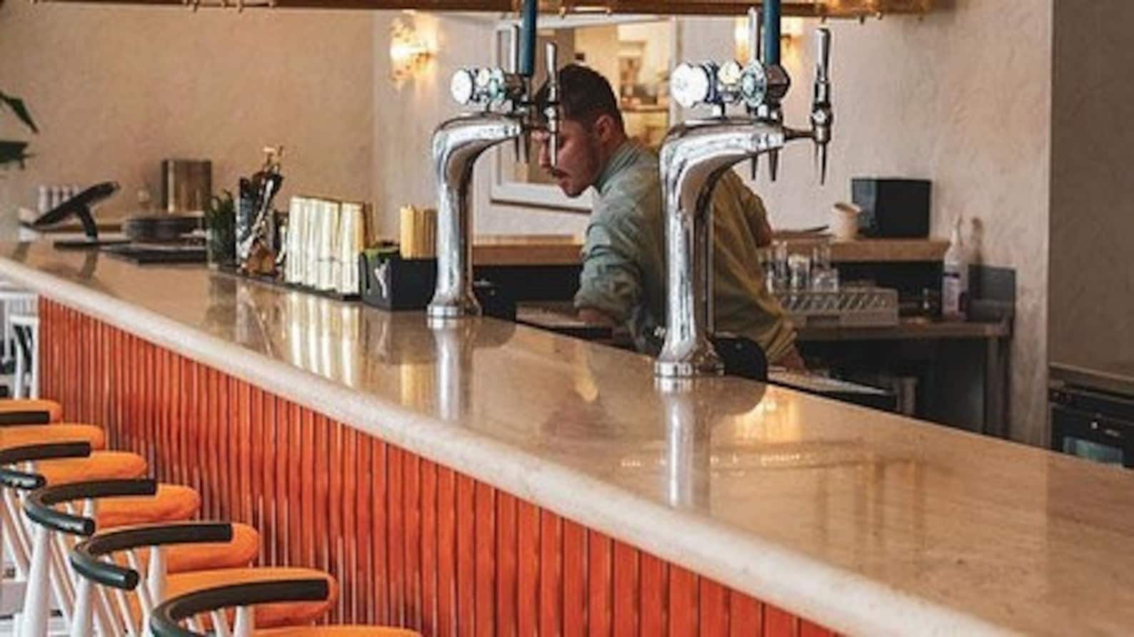 Bar Front Orange Tile Ceramic ,reception Desk Tile,tradition Tile, Bar ...