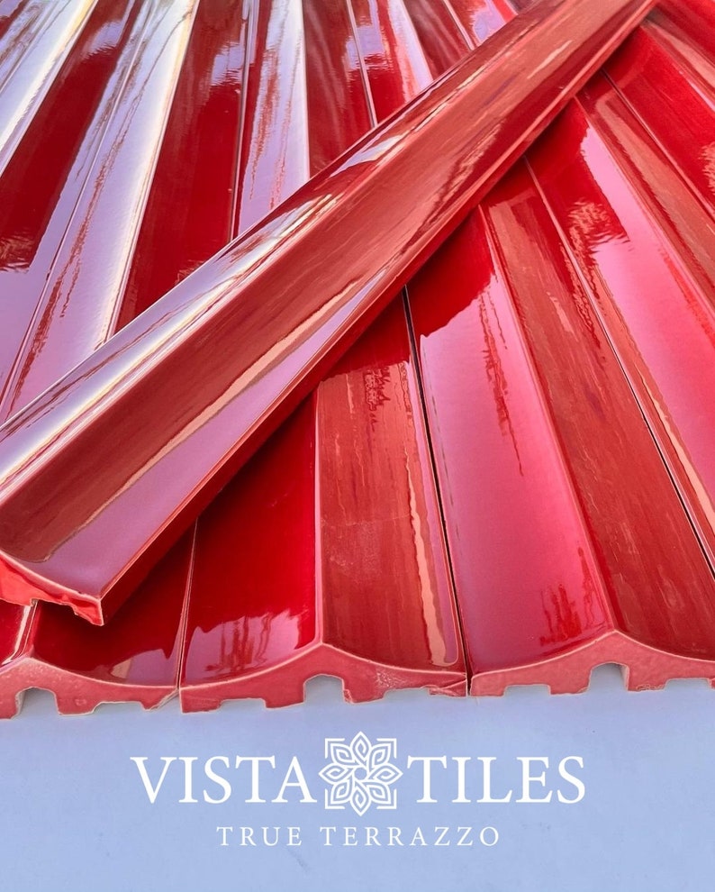 Red Wow Tile,customizable Red Tiles,trendy Red Floor Tiles Unique Red ...