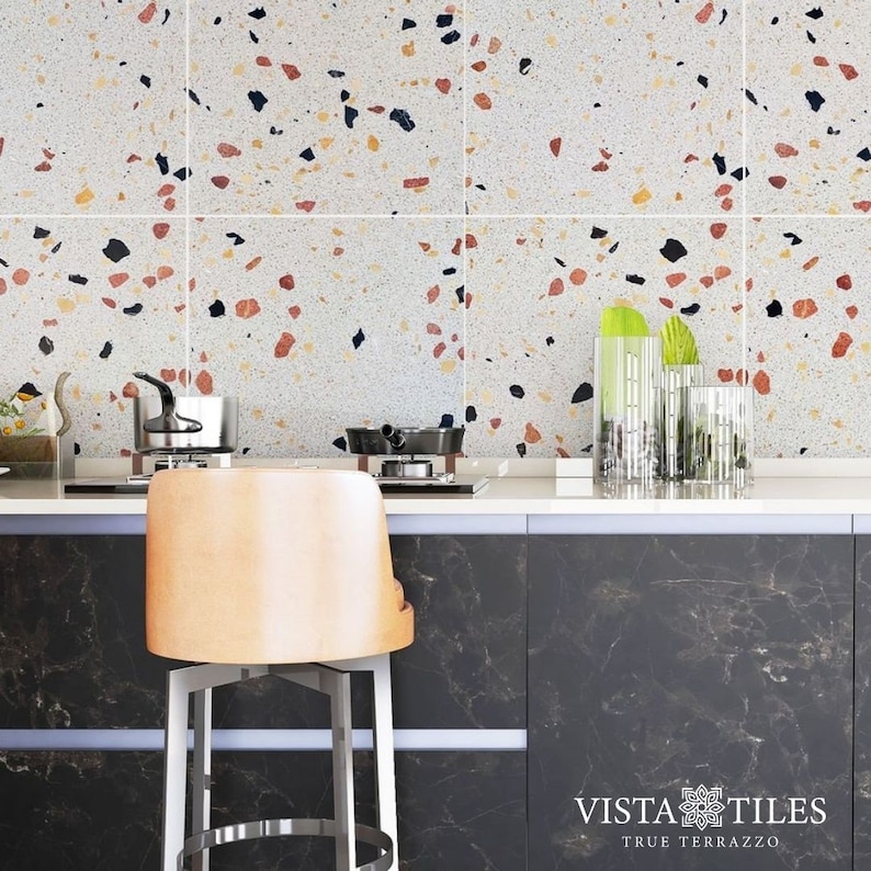 Facade Cladding Terrazzo Tile/ High Quality Precast Cement Base ...