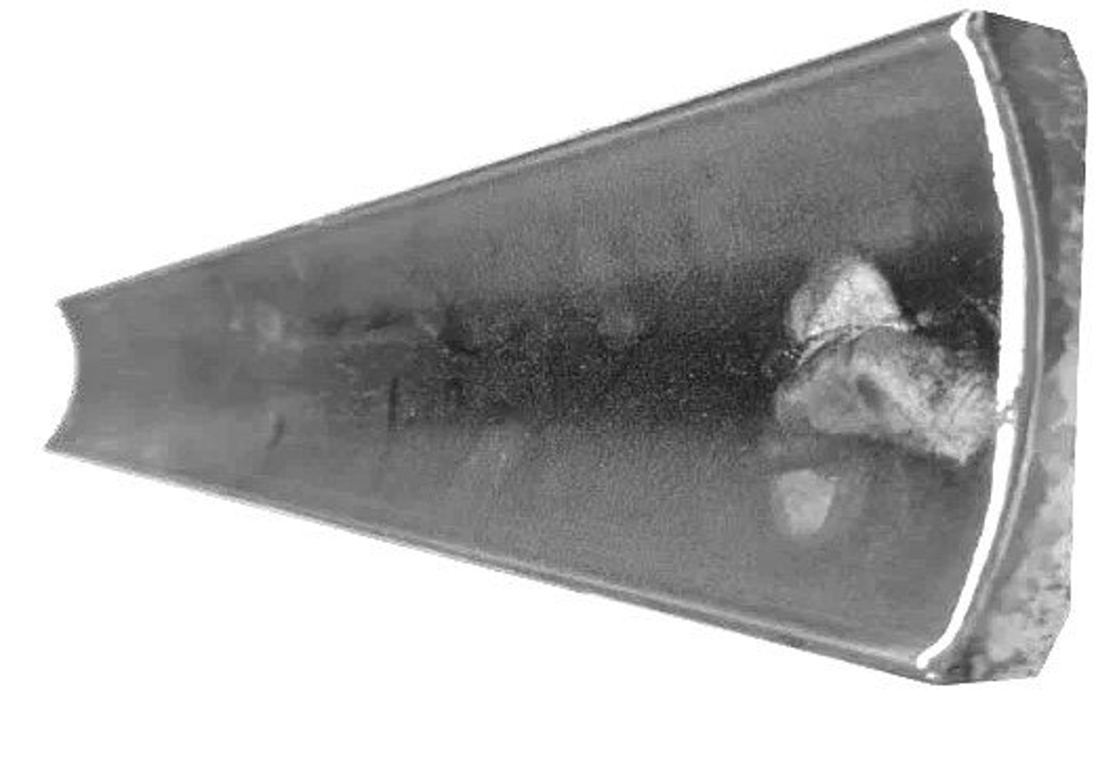 Bar Front Black Ceramic Corrugated Tile , Concave Ceramic Tradition ...