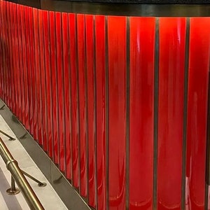 Bar Front Red Tile Ceramic ,ceramic Tile,reception Desk Tile,tradition ...