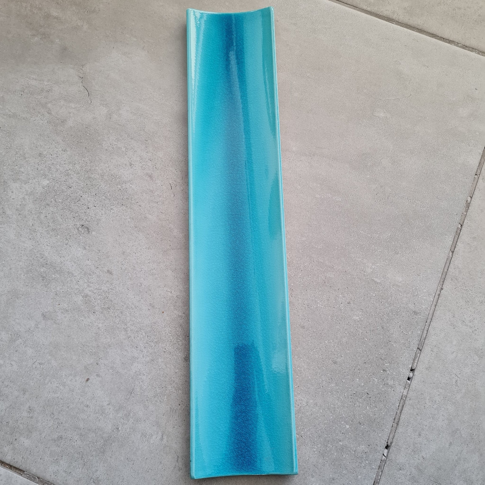 Turquoise Bar Front Corrugated Tile Ceramic 10X50 ,ceramic Tile ...