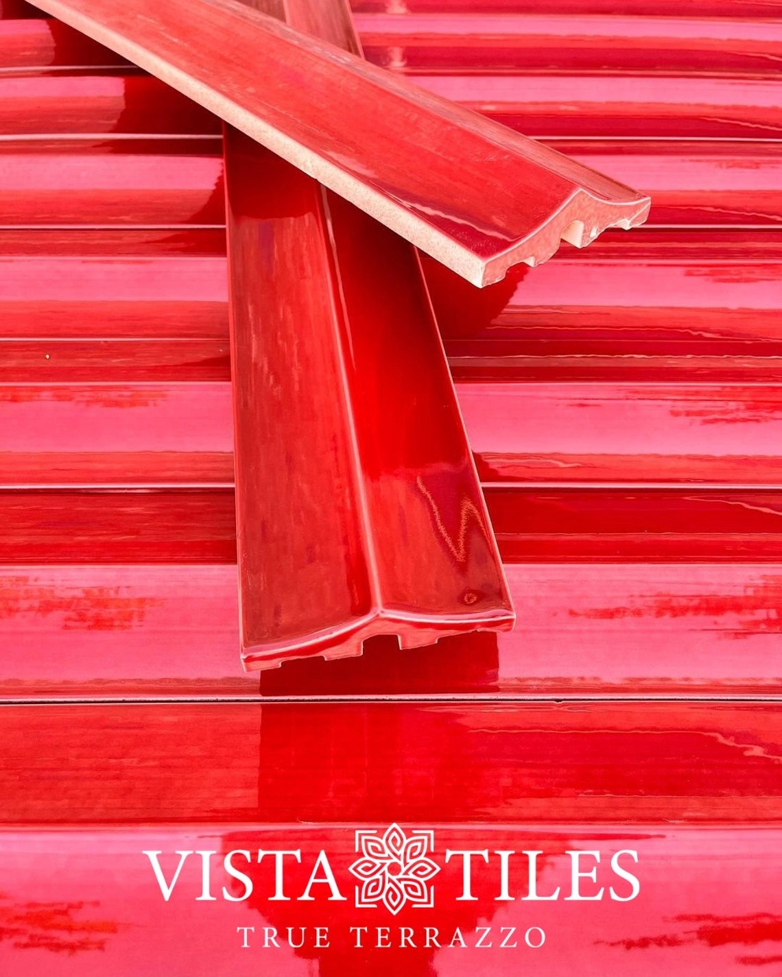 Red Wow Tile,customizable Red Tiles,trendy Red Floor Tiles Unique Red ...