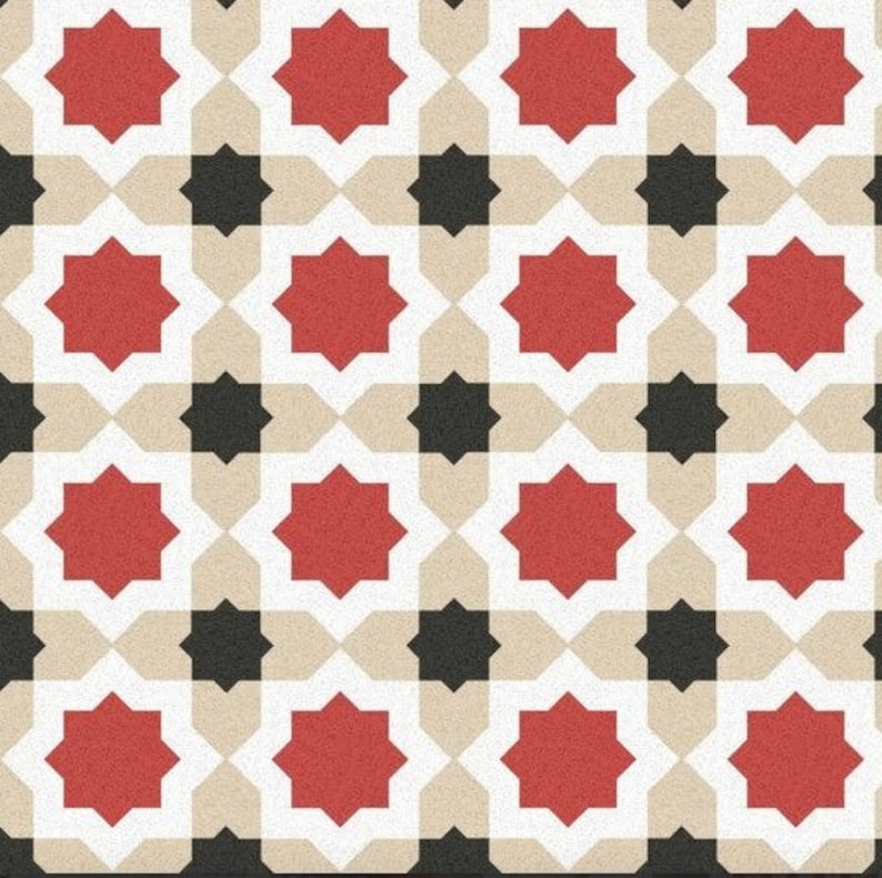 20×20 Hexagon Pattern Floor Tile , Unique Turkish Tiles,homemade ...
