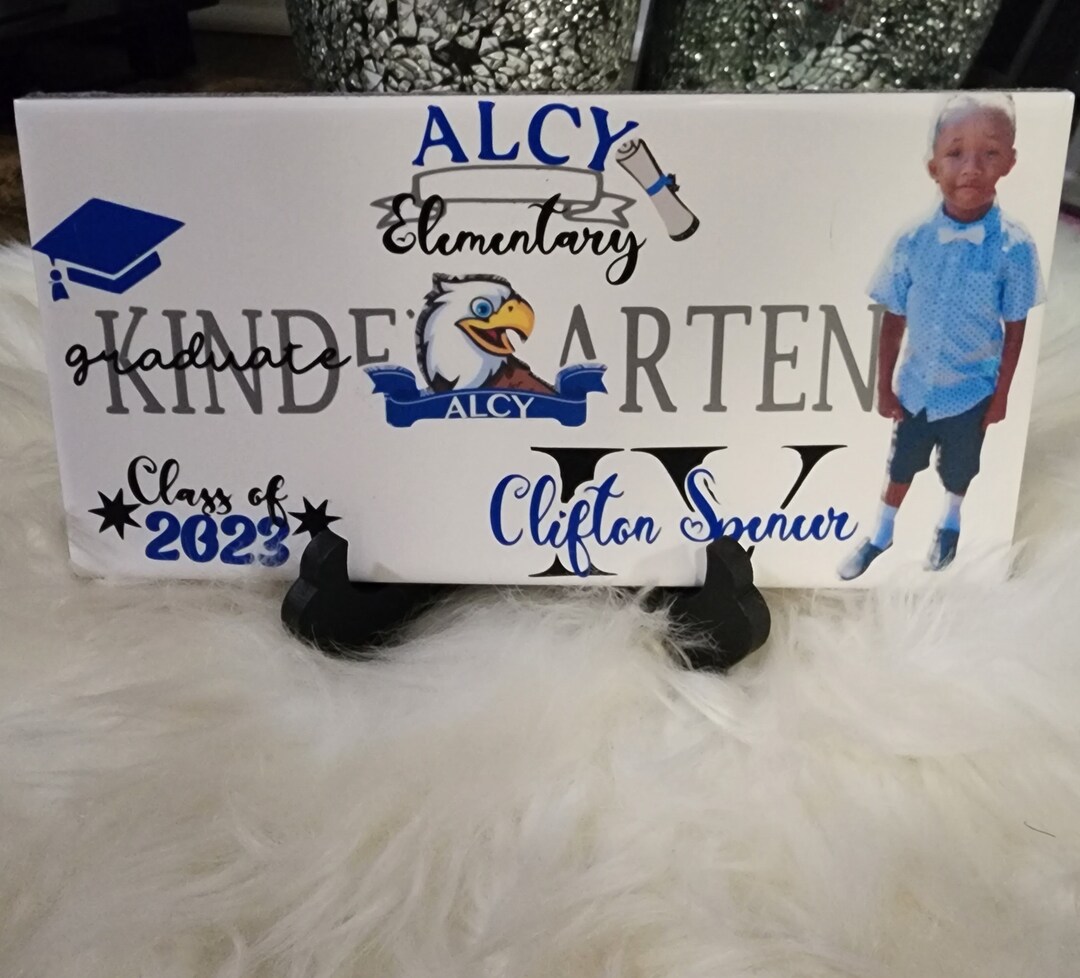 Custom Kindergarten 2023 Graduation Tiles; Gifts for Graduation ...