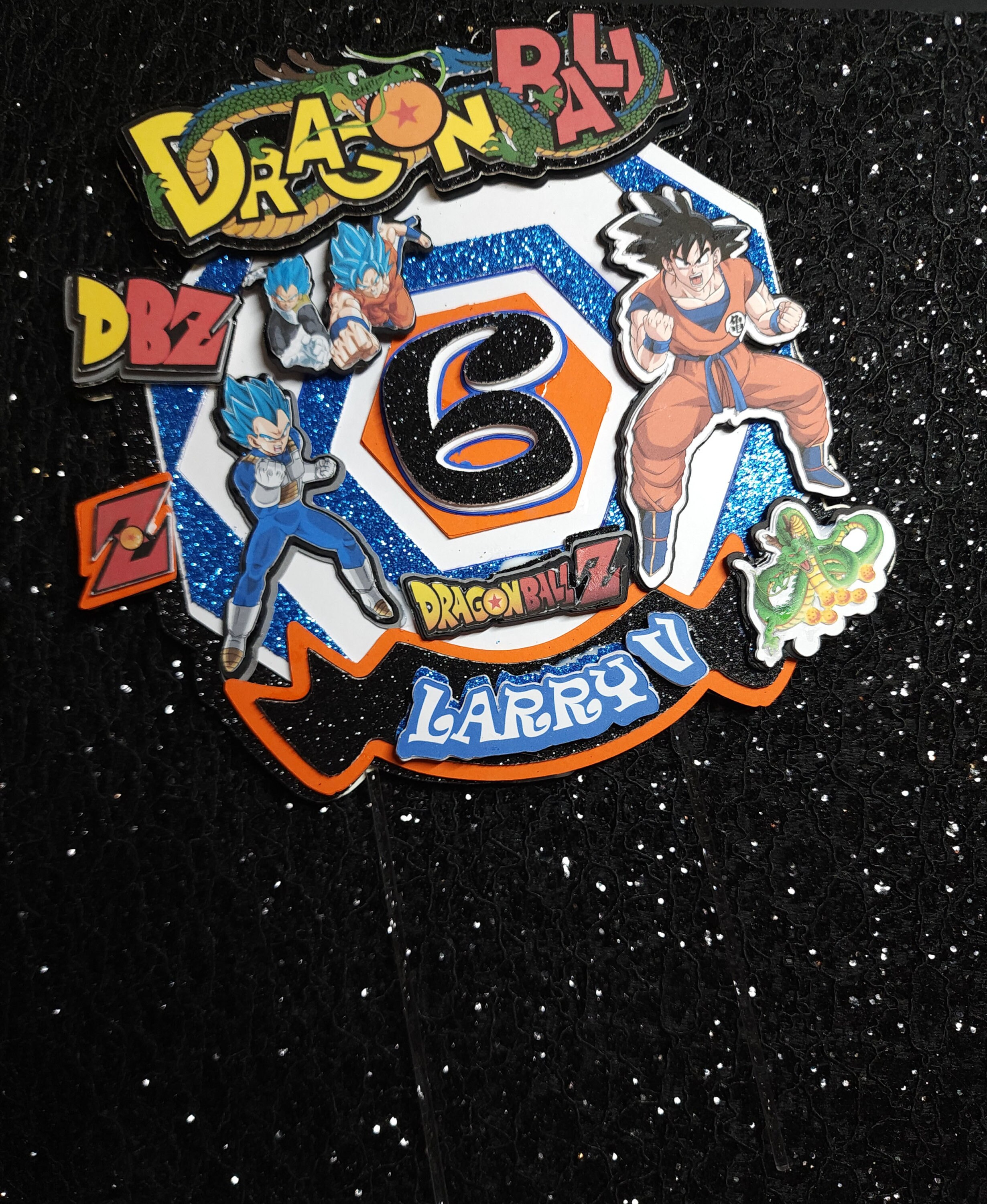 Custom 3D Anime Inspired Dragon Cake Topper| Anime Dragon Cake Topper ...