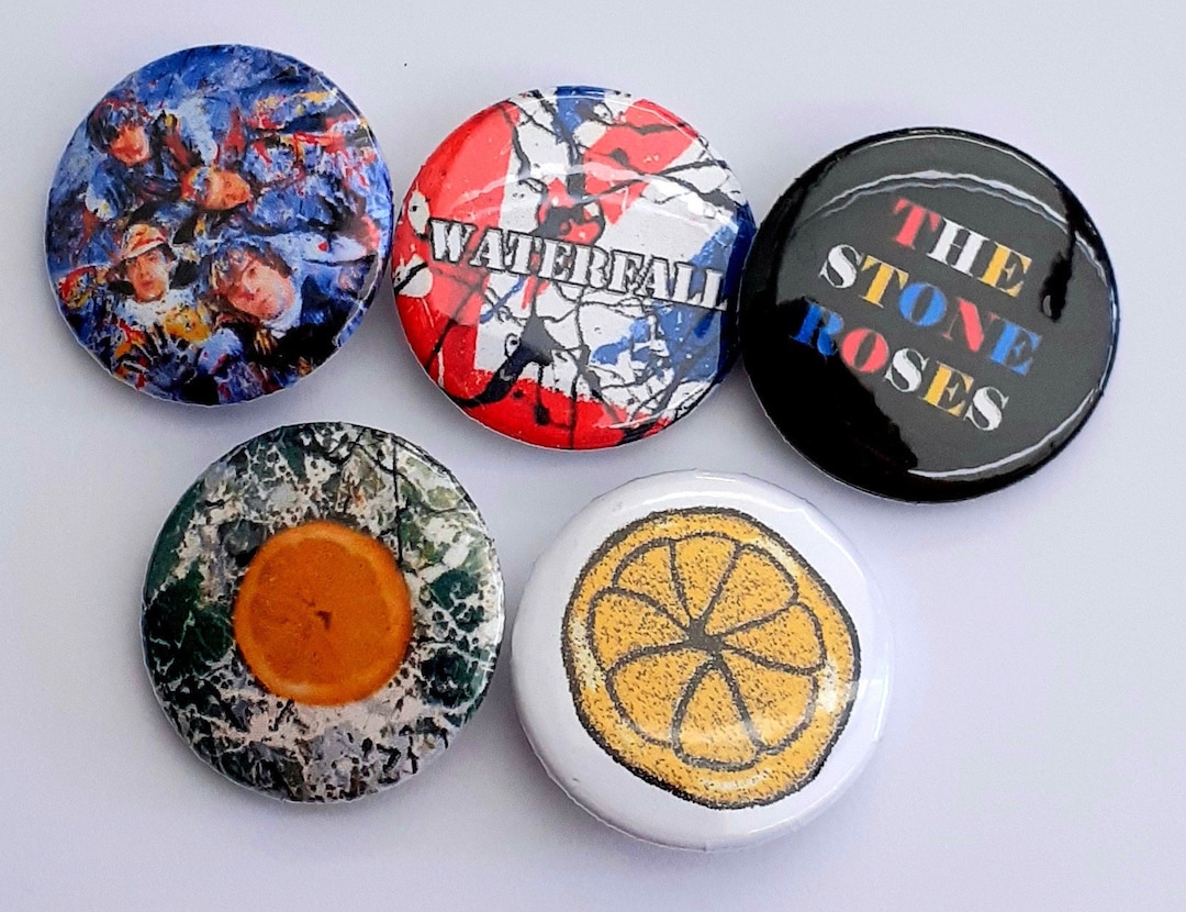 Stone Roses Button Pin Badges - Etsy