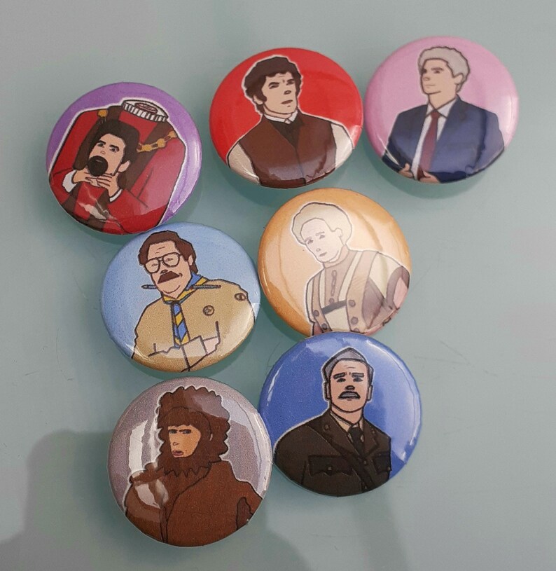 BBC Ghosts Button Badges - Etsy UK