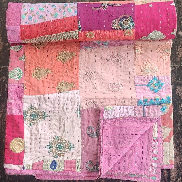 Pink Patchwork - Etsy