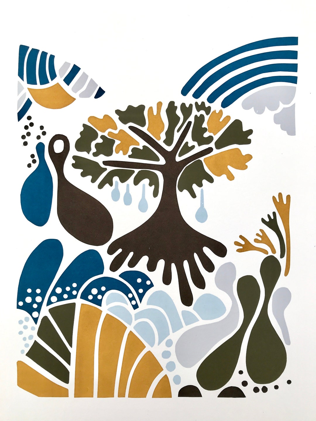 Limited Edition Screenprint, Handprinted Screenprint, Botanical Print ...