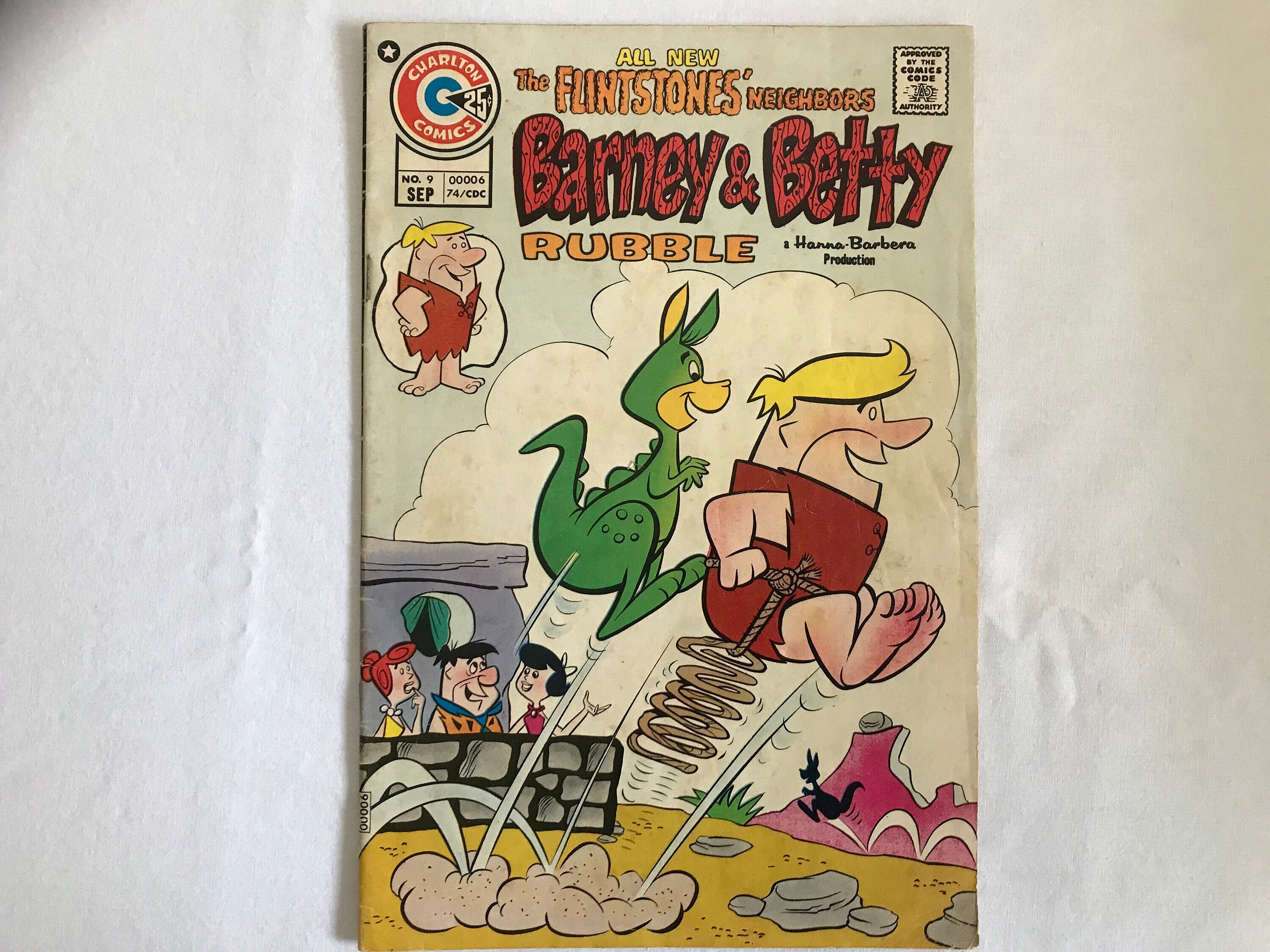 Charlton Comics The Flintstones Neighbors Barney And Betty Rubble Vol 2