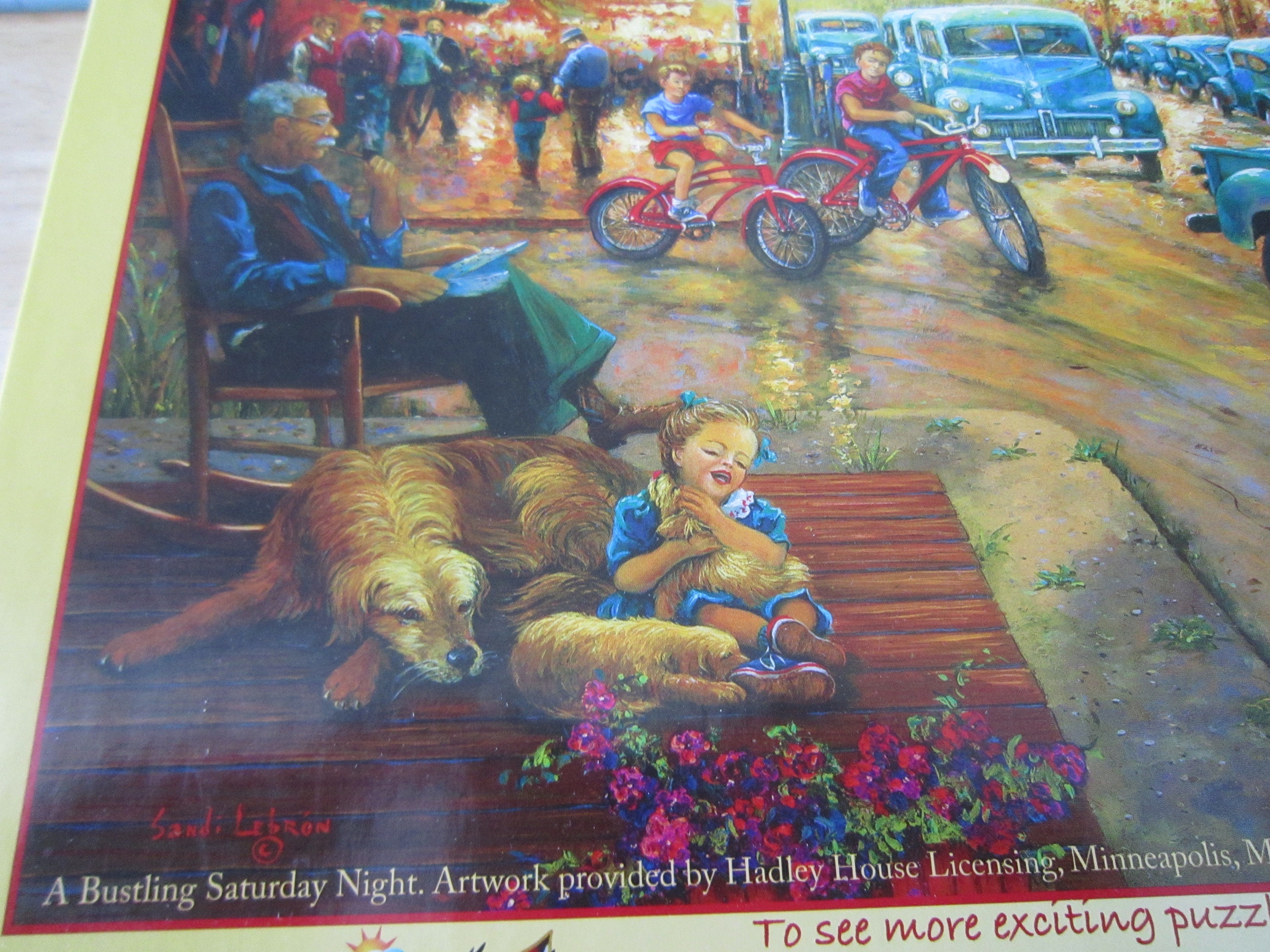 A Bustling Saturday Night By Sandi LeBron 500pc SunsOut Etsy a-bustling-saturday-night-by-sandi-lebron-500pc-sunsout-etsy
