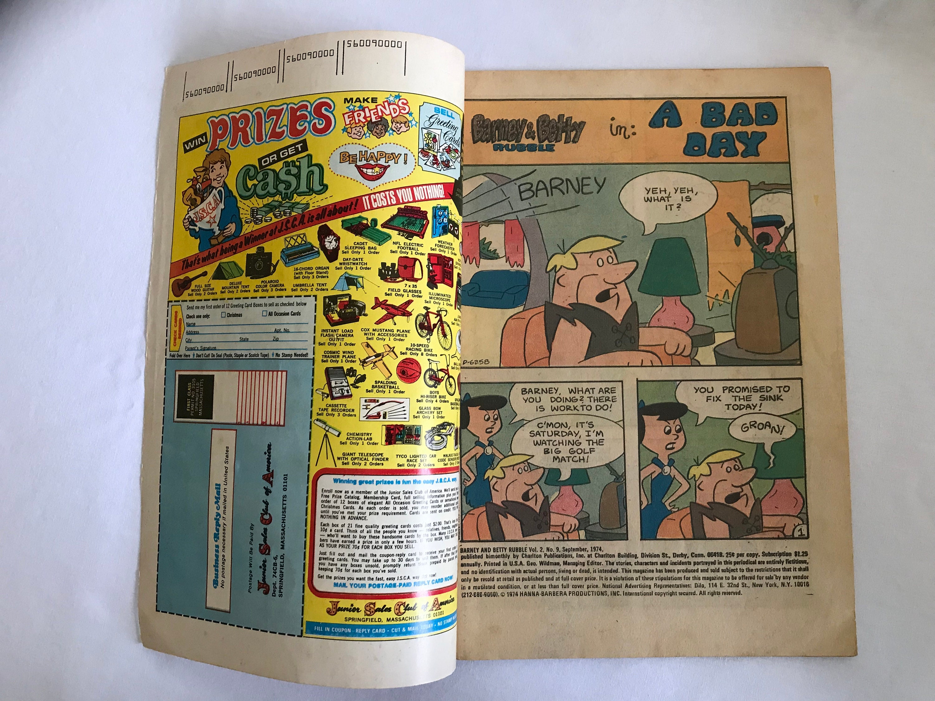 Charlton Comics The Flintstones Neighbors Barney And Betty Rubble Vol 2