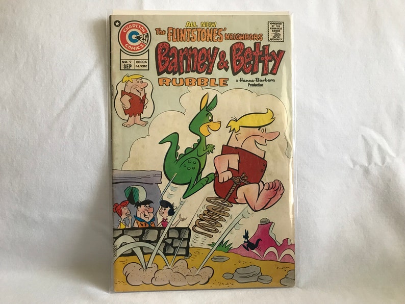 Charlton Comics The Flintstones Neighbors Barney And Betty Rubble Vol 2