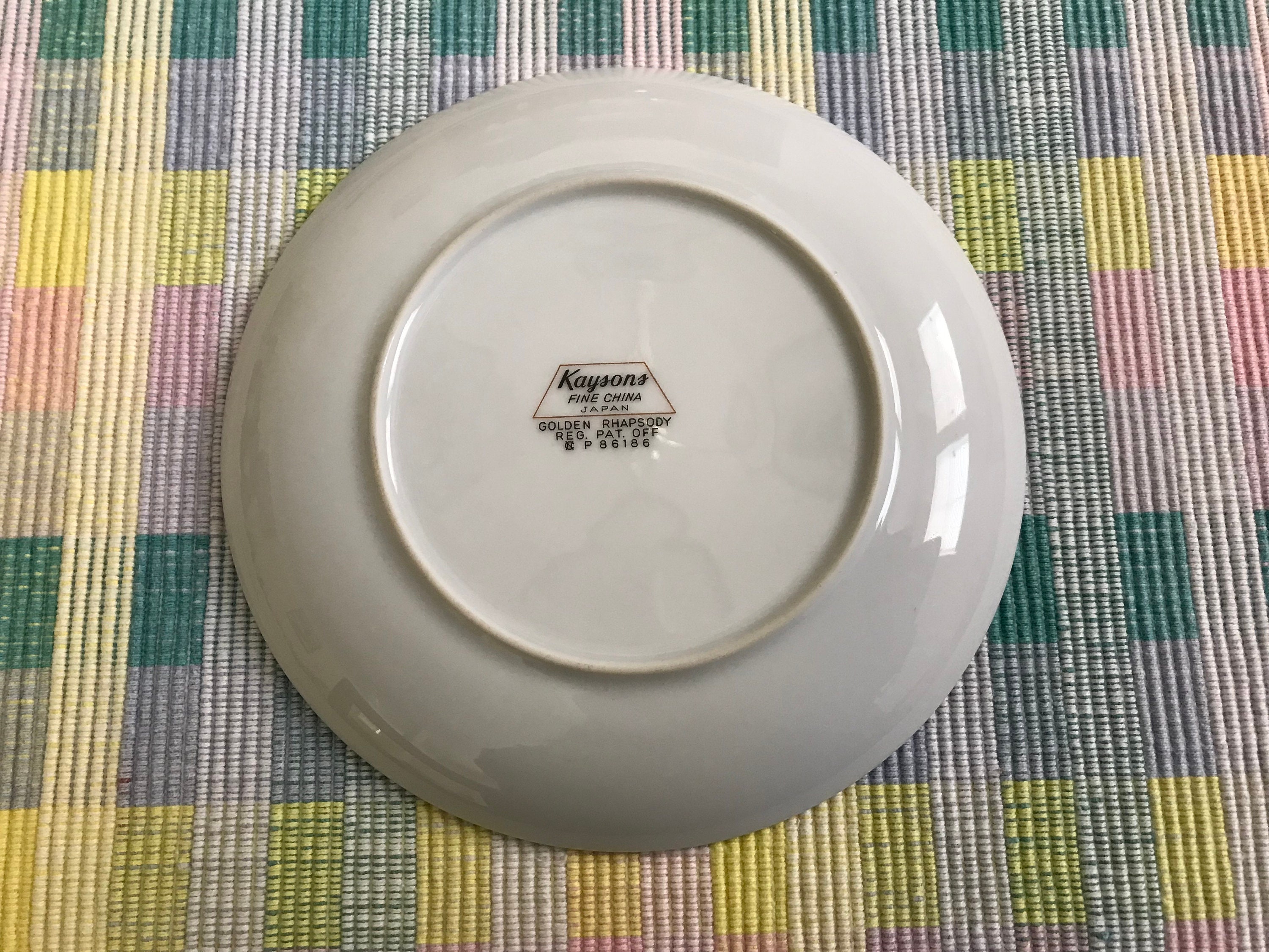 Kaysons Fine China golden Rhapsody Bread & Butter or Dessert Plate - Etsy